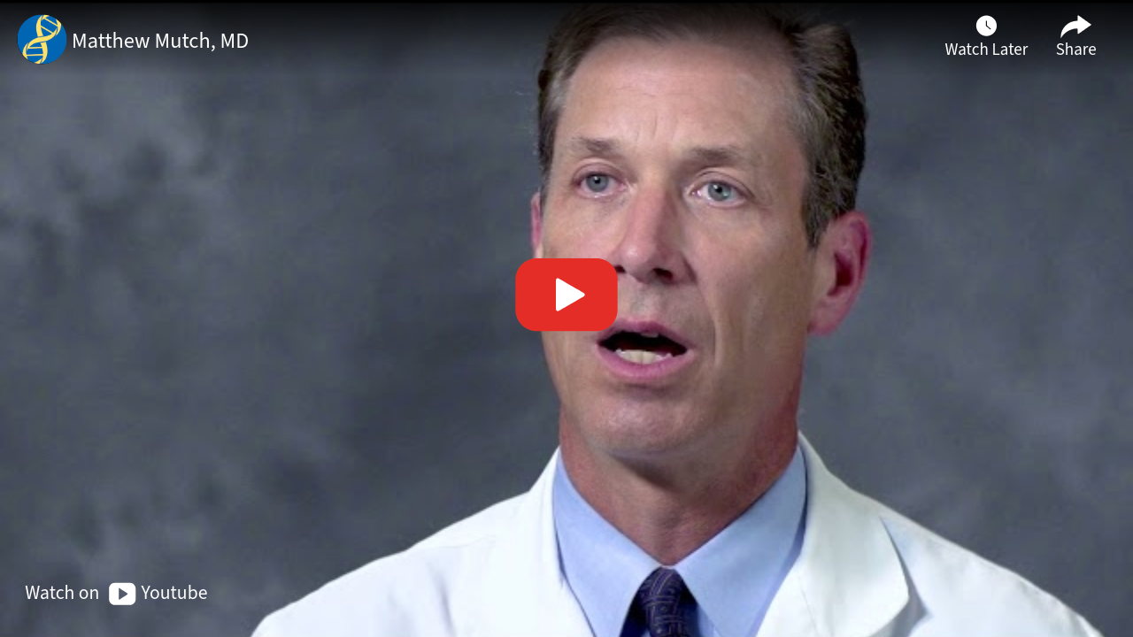 Matthew Mutch, MD | Department of Surgery | Washington University in St ...