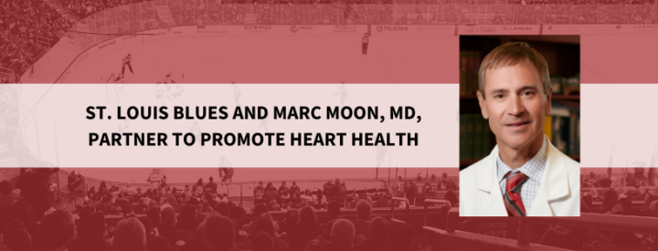Marc Moon Promotes Heart Health with St. Louis Blues | Department of ...
