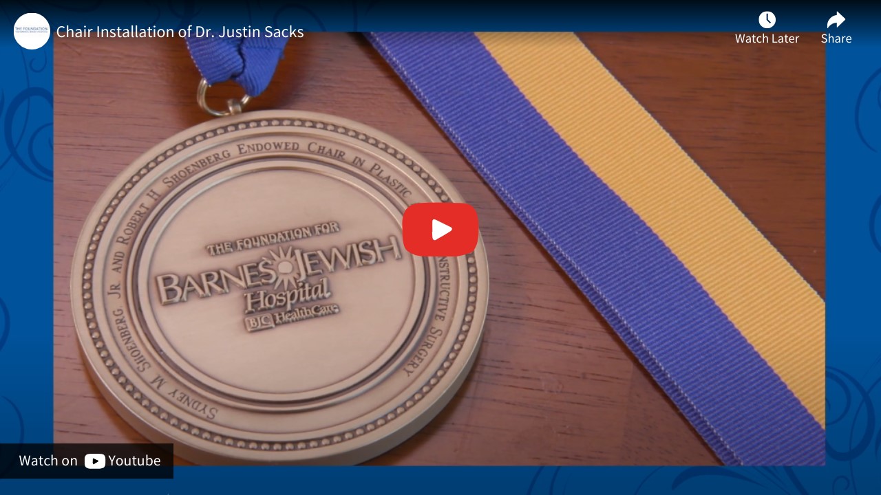 Chair Installation of Justin Sacks, MD, MBA, FACS | Department of ...