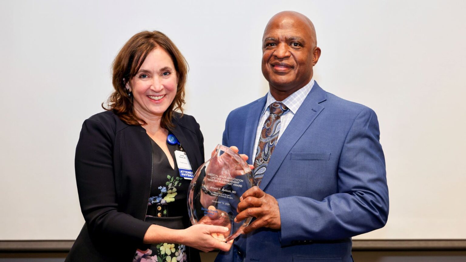 Bullock Receives Medical Staff Association Lifetime Achievement Award ...